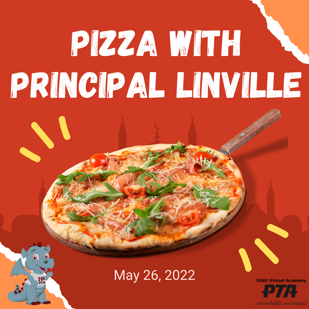 May PTA Dine-Out: Pizza with the Principal | IVA Elementary